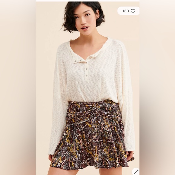 Free People | Skirts | Free People Saturday Sun Mini Skirt 4 Snakeskin ...